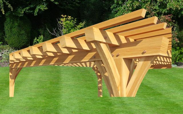 Timber Frame Pergola | Shop Timber Pergola Kits Online at Pergola Depot
