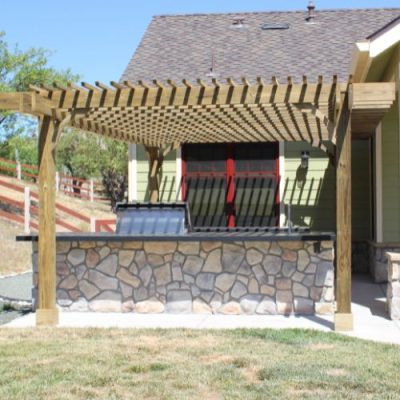 BBQ Grill Pergola Kits | Outdoor Kitchen Pergola Kits | Pergola Depot