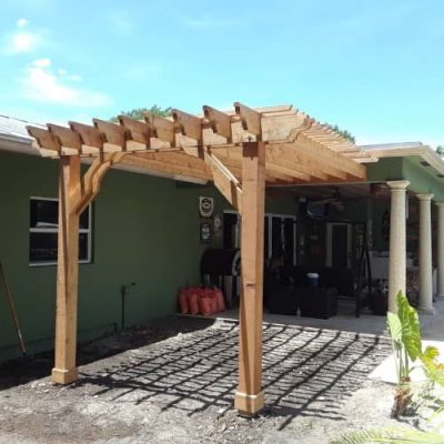2 Post Pergola | Compact Pergola Kits | Pergola Depot